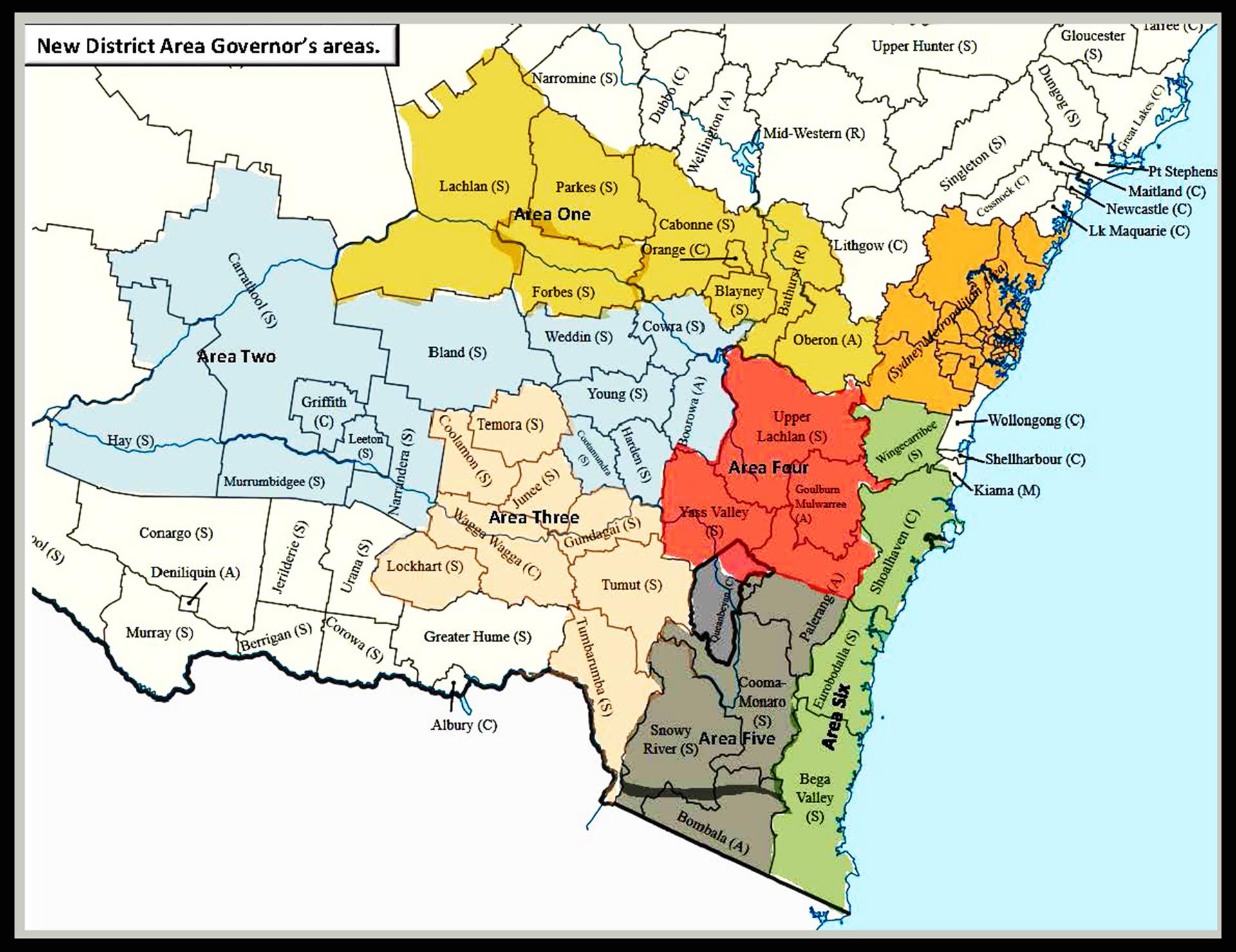 New Area Map | District 9705